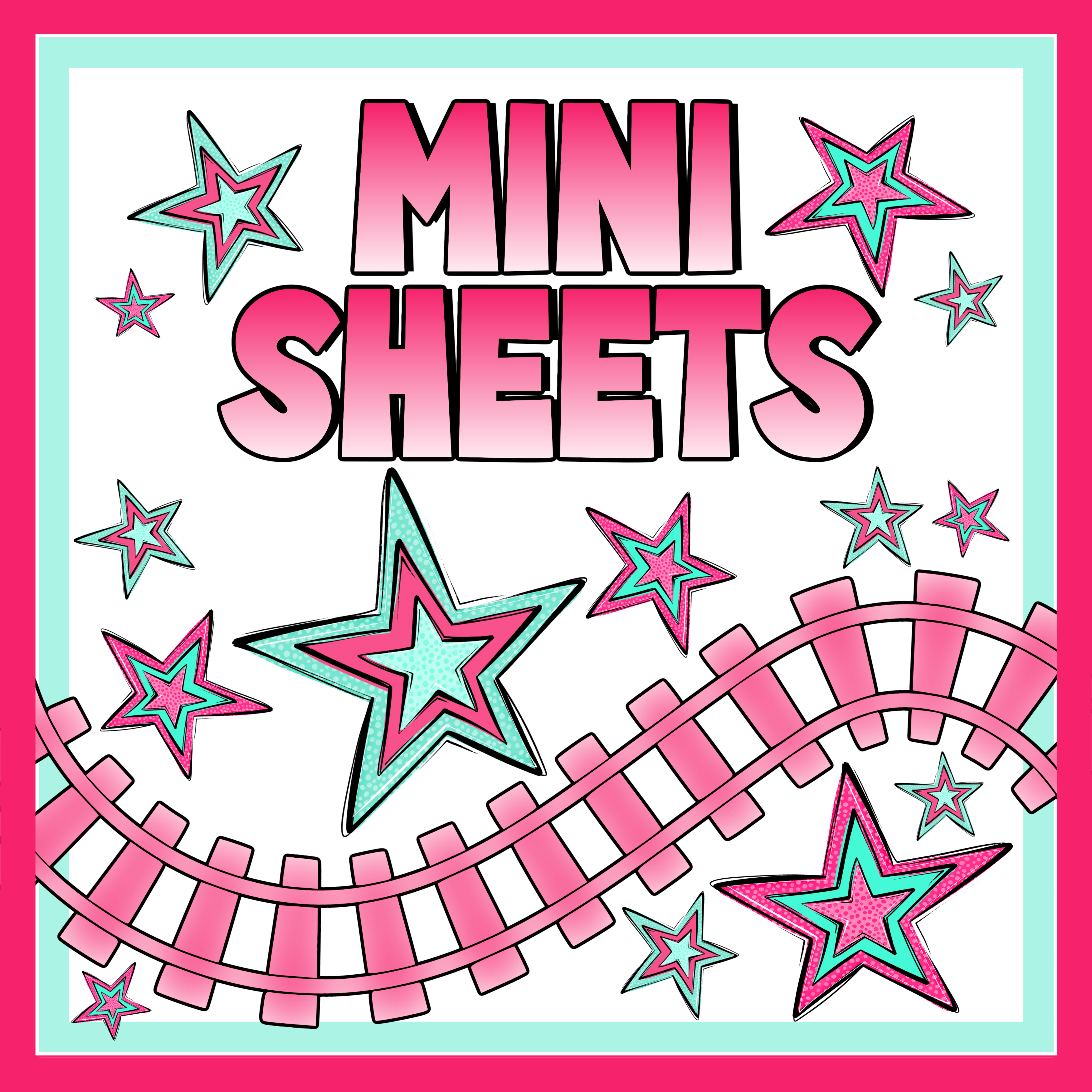 Mini Sheets – Pink Rail Creations