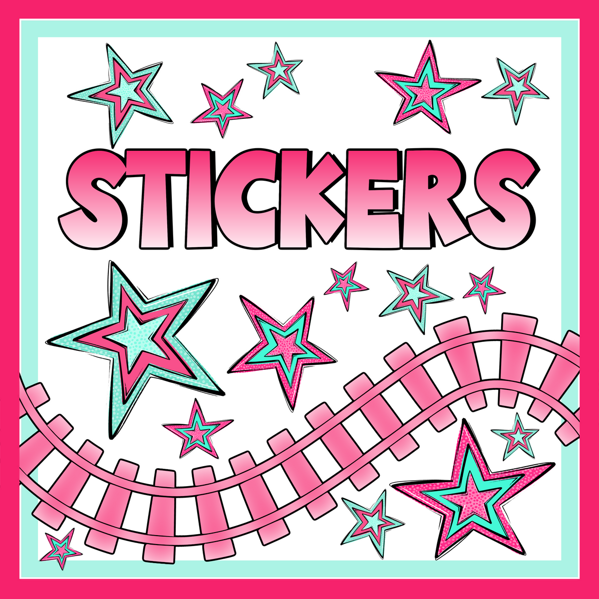 Stickers – Pink Rail Creations