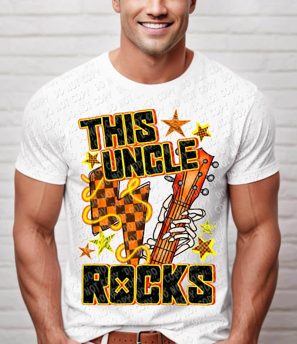 06-36 This Uncle Rocks DTF TRANSFER ONLY – Pink Rail Creations