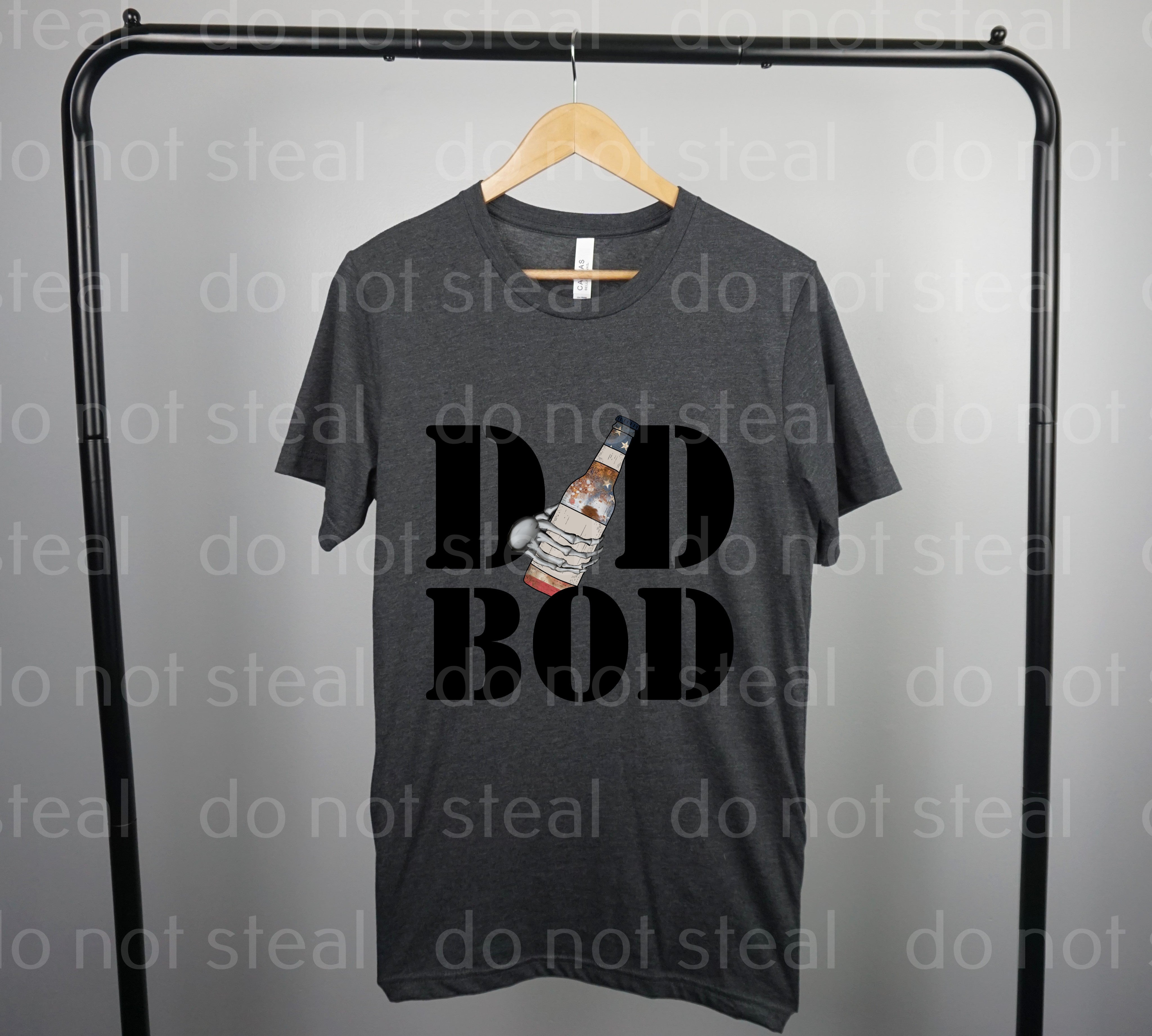 06-45 DAD BOD WITH A WHITE AND RED BEER BOTTLE DTF TRANSFER ONLY – Pink ...