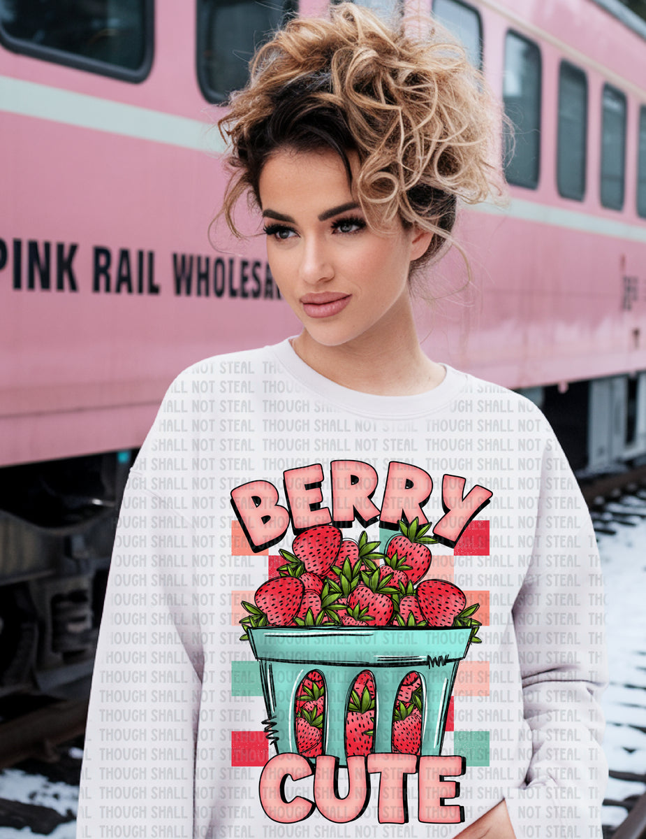 36-12 Berry Cute DTF TRANSFER ONLY – Pink Rail Creations