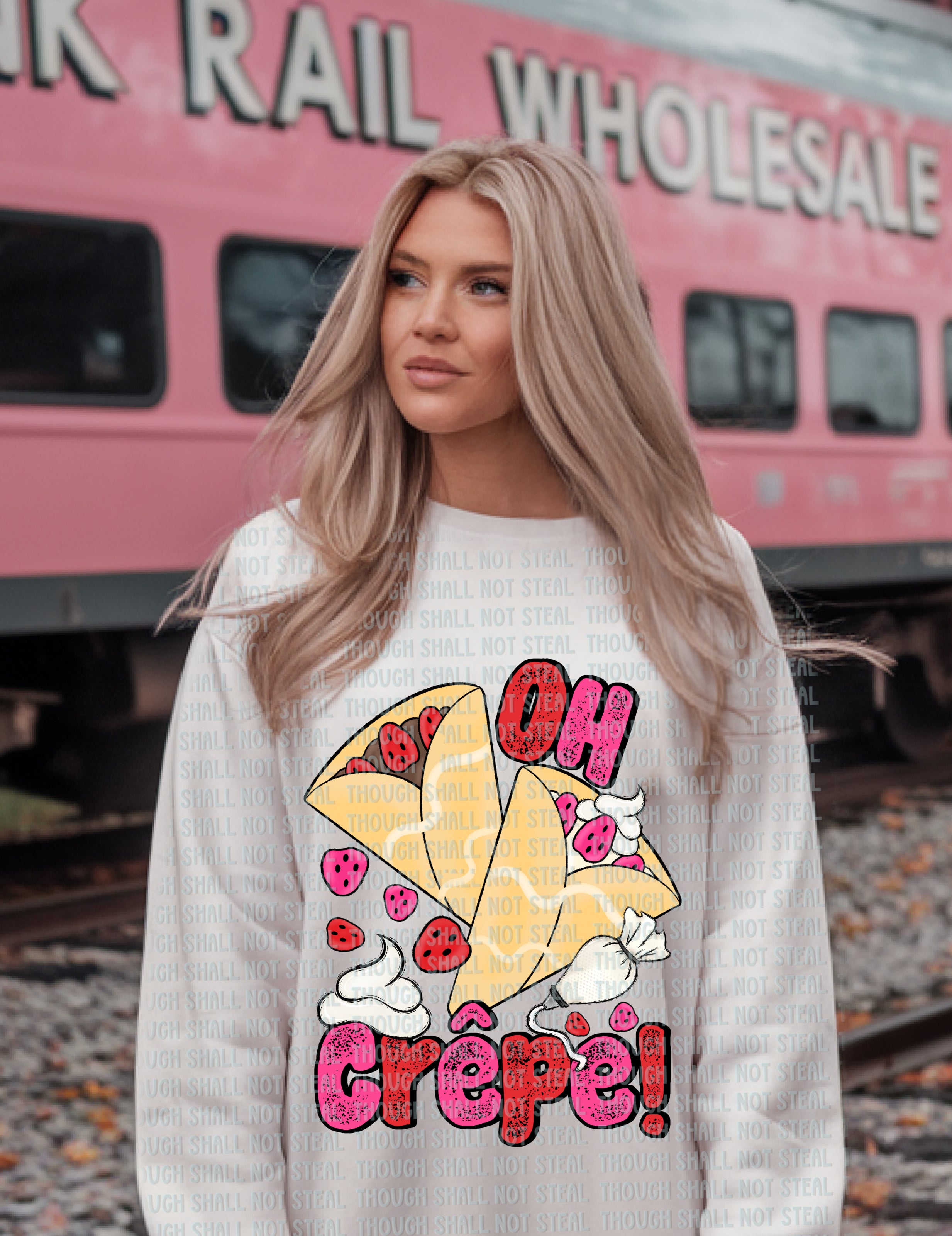 36-23 Oh Crêpe! DTF TRANSFER ONLY – Pink Rail Creations