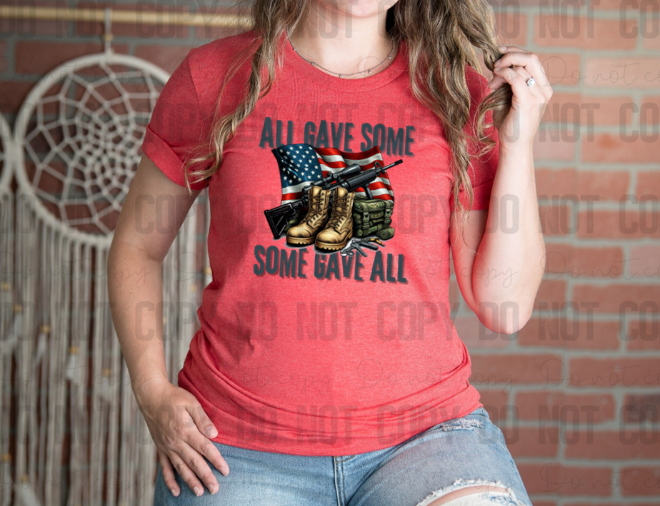 40-11 All Gave Some Some Gave All DTF TRANSFER ONLY – Pink Rail Creations