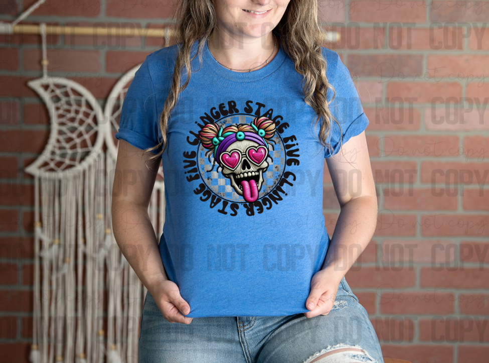 C-11 Stage Five Clinger Girl Black DTF Transfer ONLY – Pink Rail Creations