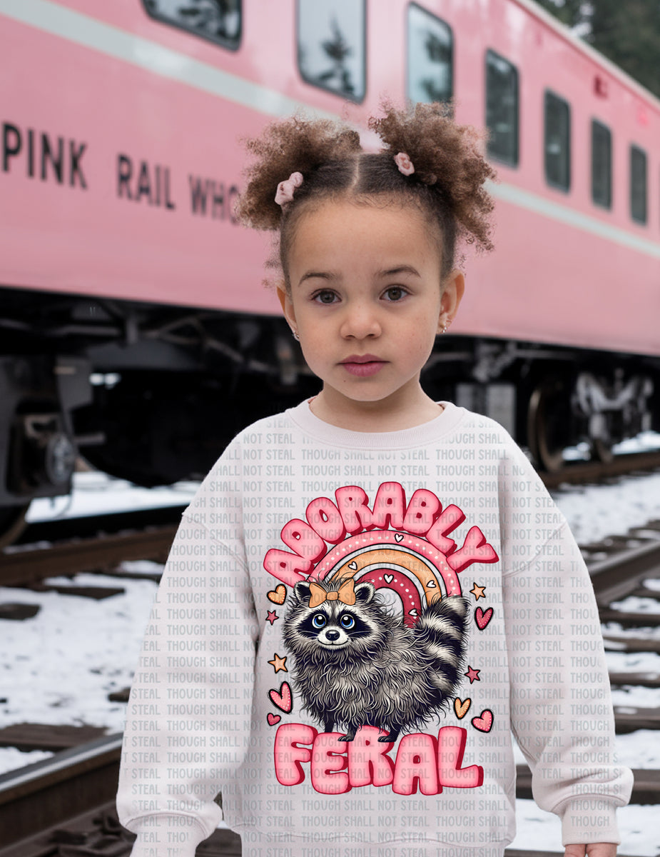 C-23 B Girl - Adorably Feral DTF Transfer ONLY – Pink Rail Creations