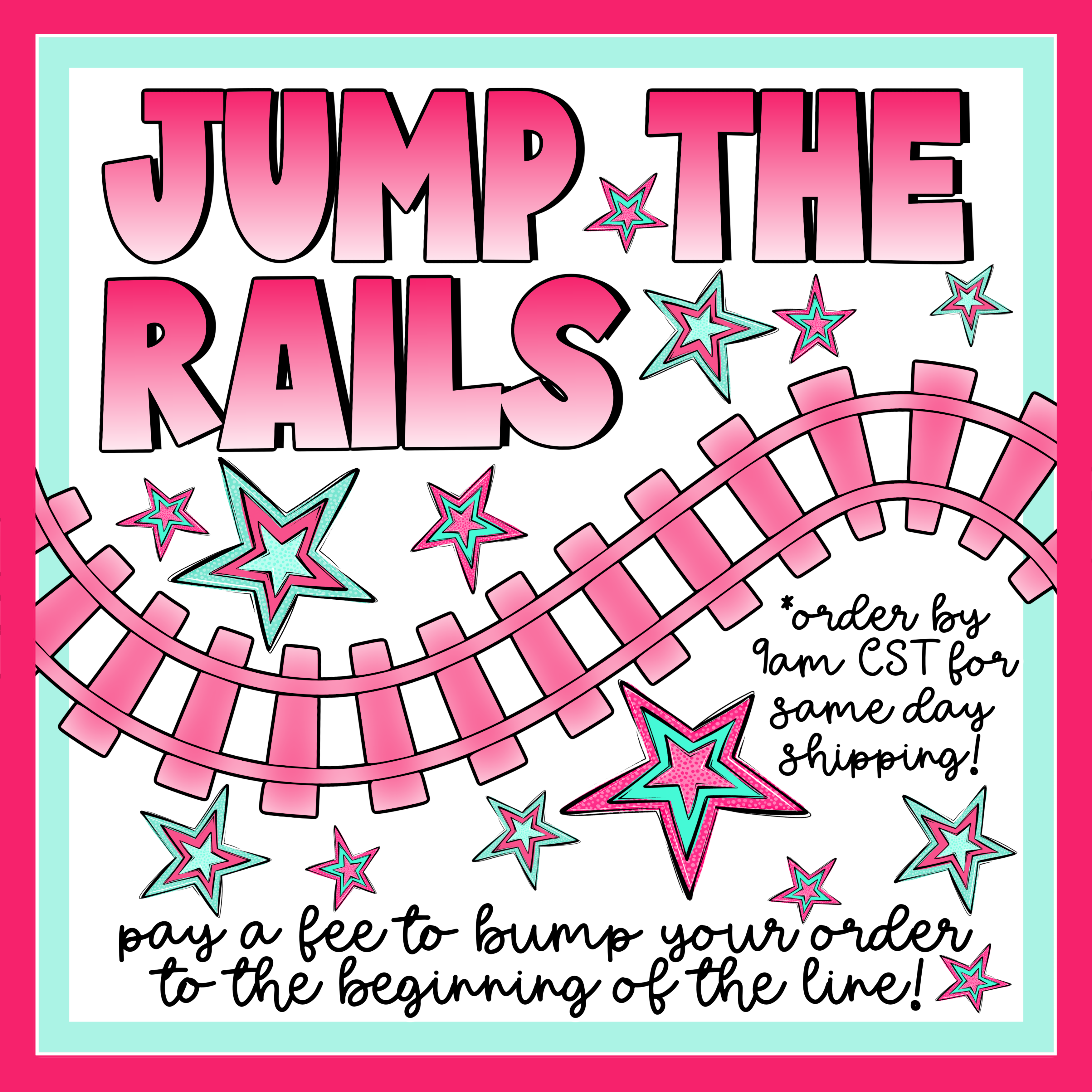 Jump The Rails - Same day/Next Day Shipping - READ LISTING INFO! – Pink ...