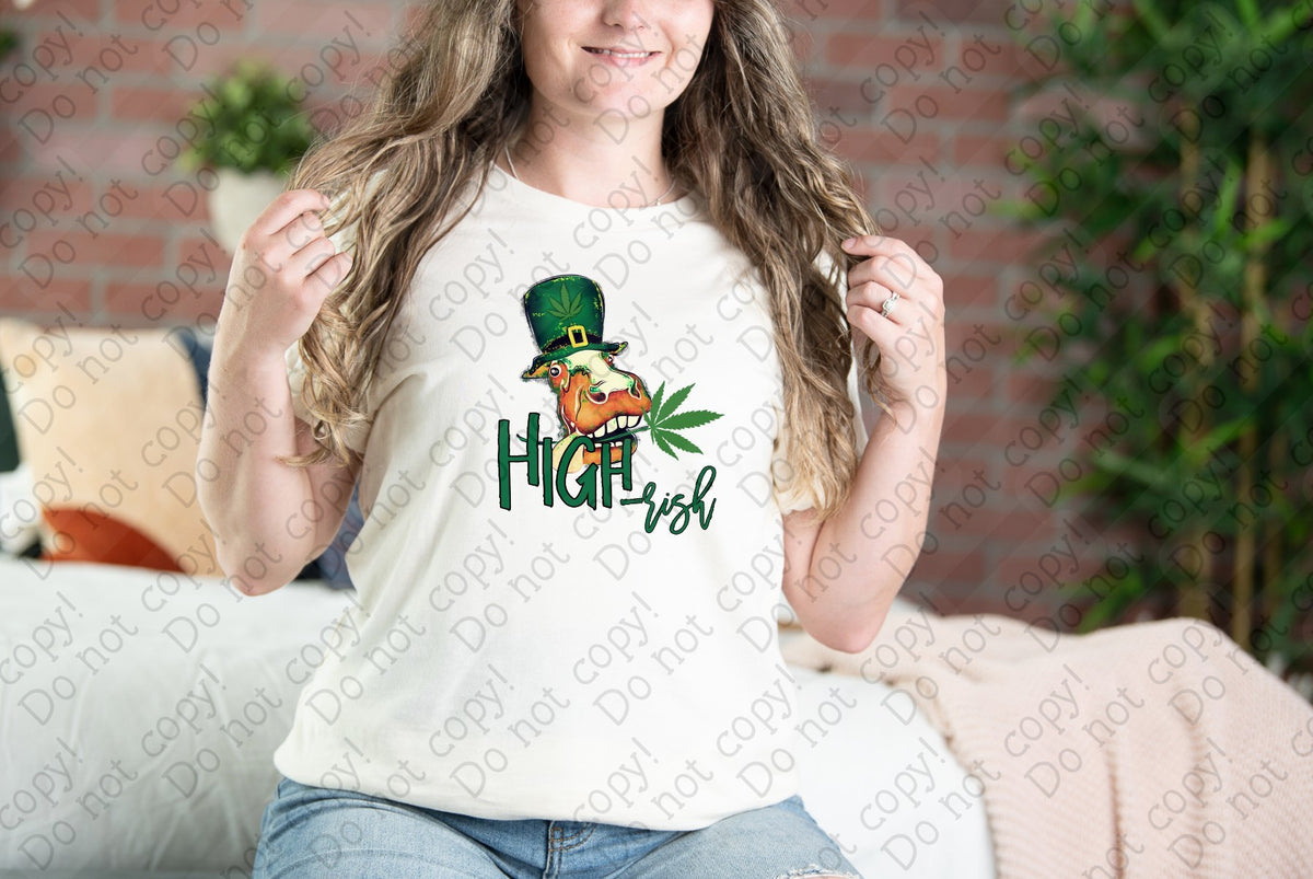 W-33 High-rish with Horse DTF Transfer Only – Pink Rail Creations